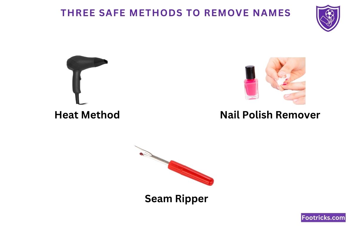 How to Remove Name from Soccer Jersey: 3 Safe Methods